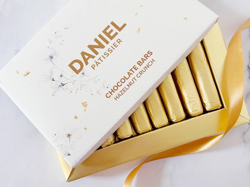 DANIEL'S Chocolate Bars [Hazelnut Crunch] – DANIEL PÂTISSIER
